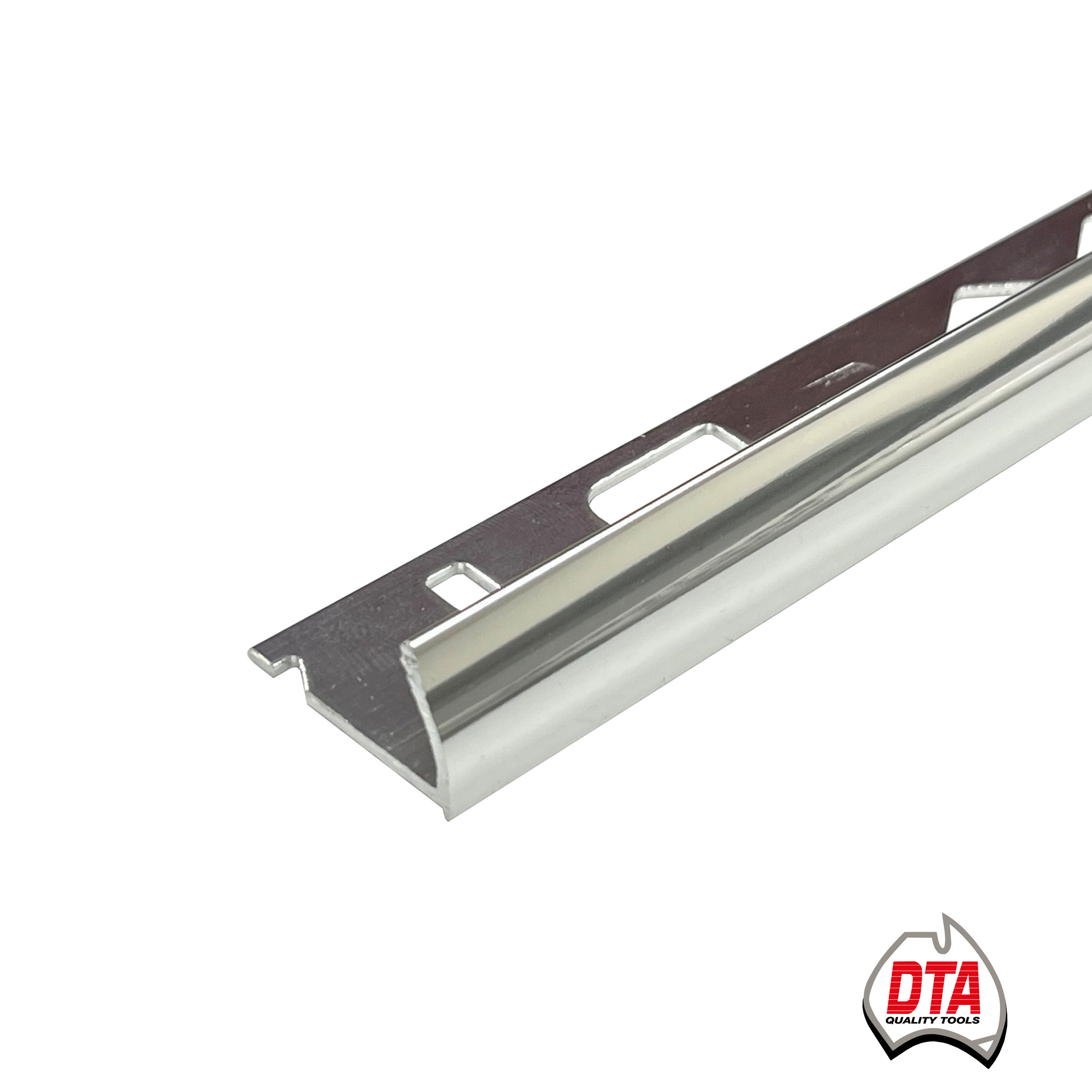 DTA New Zealand | 2.5 METRE ROUND EDGE ALUMINIUM 6MM BRIGHT SILVER